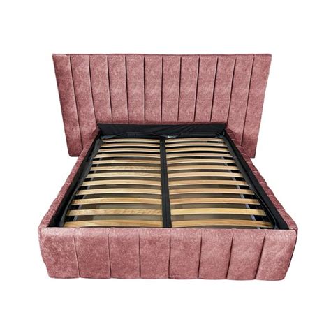 Pat Tapitat Cu Somiera Beds Place Diego Premium Caramiziu 110