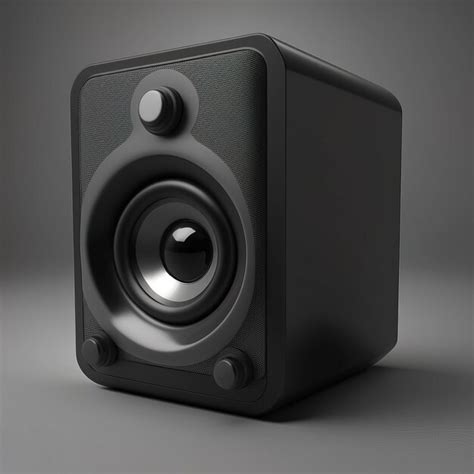 Premium Photo An Image Of Black Speaker Isolated