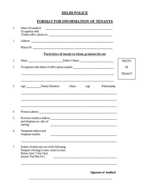 Tenant Verification Form Pdf Government And Personhood Government
