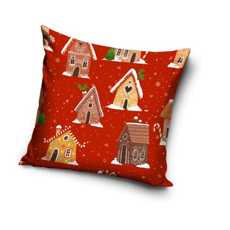 Коледна възглавница Коледна къщурка