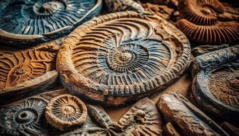 Fossilized Spiral Shell Pictures Freepik