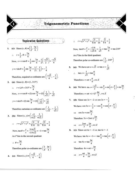 Trigonometric Functions Pdf