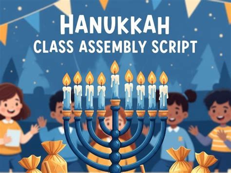 Hanukkah Class Assembly Script Teaching Resources