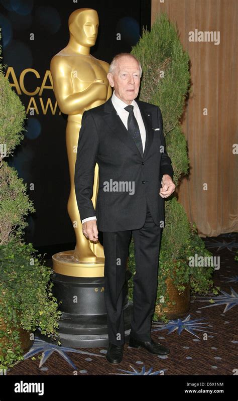 Max Von Sydow 84th Academy Awards Minations Luncheon Held At The