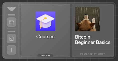 Bitcoin Beginner Basics Whop