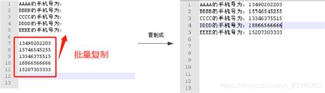 使用notepad 复制不同内容多行到对应位置 notepad粘贴多列不换行 csdn博客