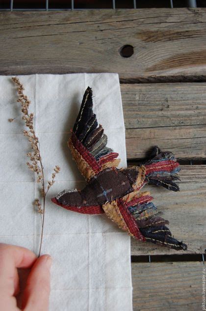 Сила крыла текстильная брошь в интернет-магазине на Ярмарке Мастеров ...