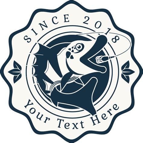 Free Fish Labels Templates Motion Sketch Vector 525640