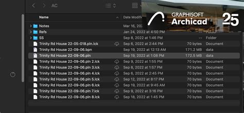 ac 25 very slow to start up multiple lck files graphisoft