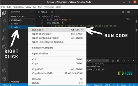How To Run C Program In Ubuntu Linux Terminal And Gui Ways