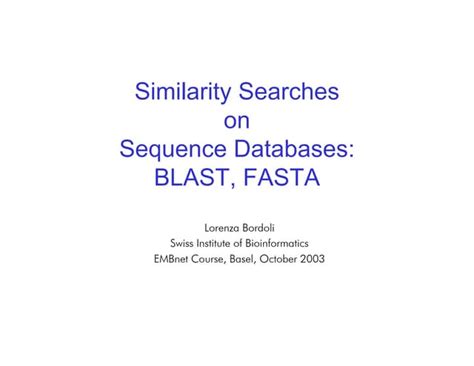 blast fasta ppt