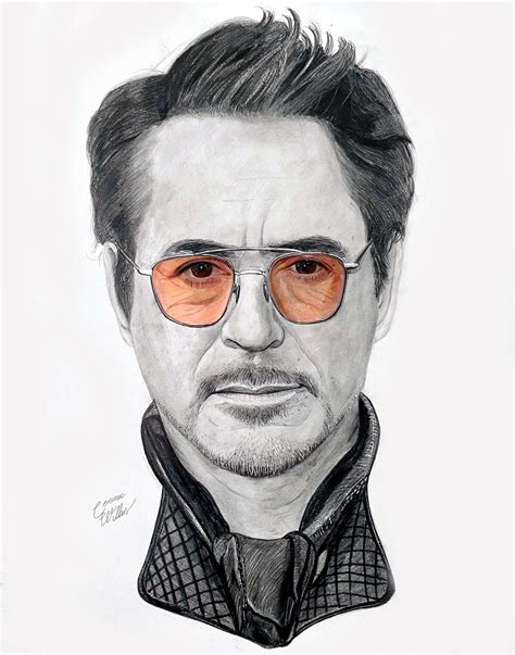 My Mixed Media Pencil Drawing Of Robert Downey Jr Timelapse In The Comments Rdrawing