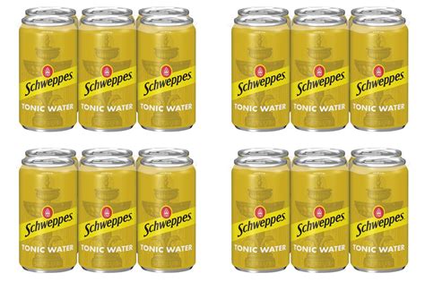 Schweppes Tonic Water Mini Cans 75 Oz 24 Cans Regular