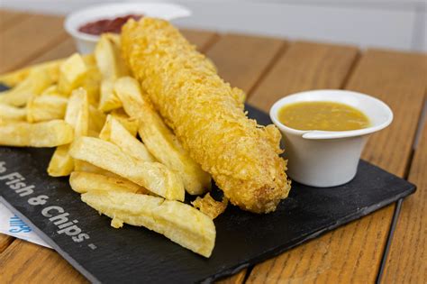 Battered Sausage Riverside Fish Chips