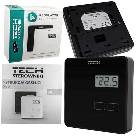 Sterownik Regulator Temperatury Termostat Pokojowy Bezprzewodowy Tech R