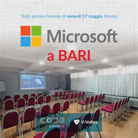 Bari Codearchitects Vvalley Microsoft Cloud Azure Code Architects