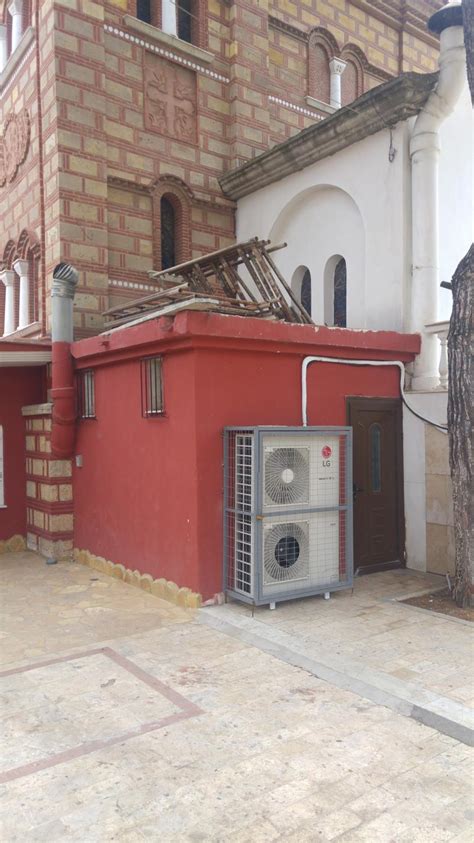 αντλια θερμοτητας σε ιερο ναο στην Ευκαρπια Enausys