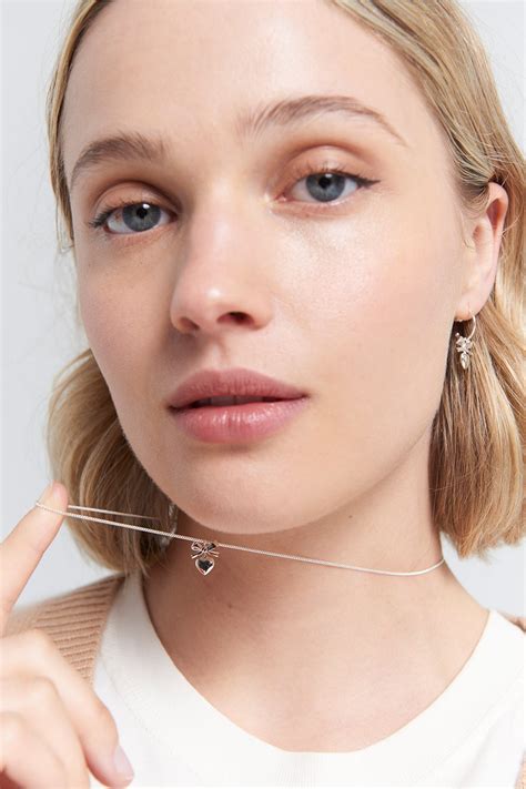 Mini Superlove Necklace Silver Karen Walker