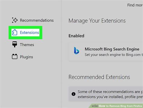 Ways To Remove Bing From Firefox WikiHow