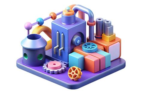 3d Ai Driven Manufacturing Concept As A Dynamic Abstract Digital Art Banner Representing The