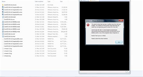 virtualization vmware workstation cannot open disks xxxx or one of the snapshot disks it