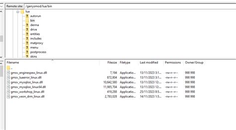 Gmsv Workshop Linux Dll Attempt To Index Global Steamworks A Nil Value Issue