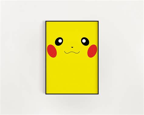 Pok Mon Poster Pikachu Etsy