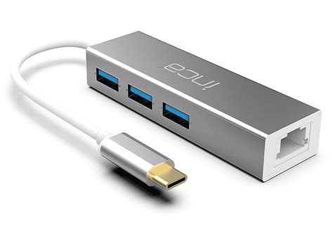 INCA X USB Ethernet RJ Multiplexer USB Hub Silber MediaMarkt