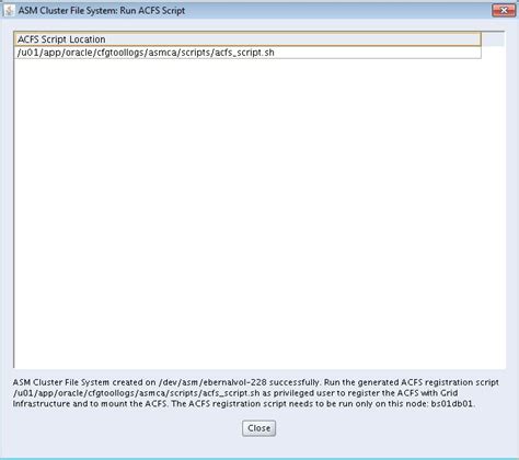 Configure Acfs On Exadata Database Machine Netsoftmate