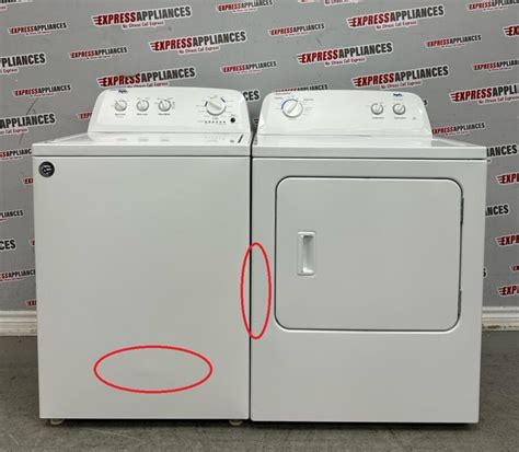 Used Inglis Top Load 27” Washer And 29” Electric Dryer Side By Side Set