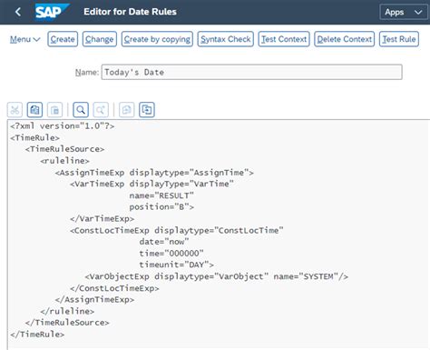 How To Create Xml Date Rules For Service Contracts Sap Community