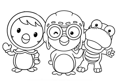 뽀로로 색칠공부 프린트 모음 네이버 블로그