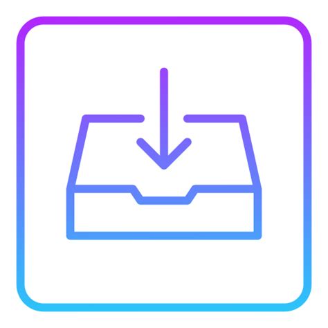 Inbox Generic Gradient Icon