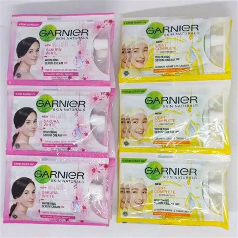 Jual Garnier Sachet Sakura And Light Complete Cream Facial Wash Sakura
