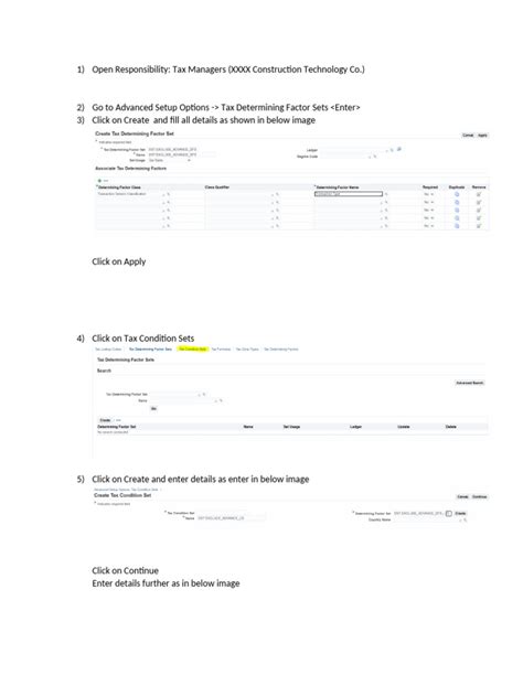 Setup Of Tax Configuration Pdf