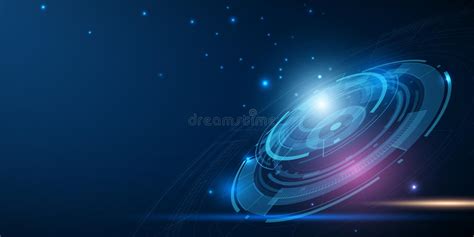 Abstract Hi Tech Abstract Digital Background With Technology Vector Abstract Technology Stock