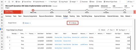 14 D365 Project Operations Advent Calendar Budget Planning And Forecasting