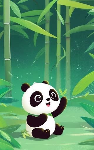 可爱的竹子卡通背景图片壁纸2图片 第2页 高清背景图 Zol手机壁纸