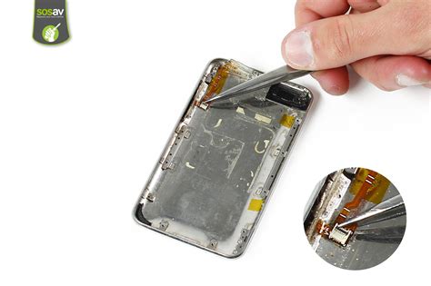 R Paration Nappe Bouton Power Et Volume Ipod Touch E Gen Guide Gratuit Sosav Fr