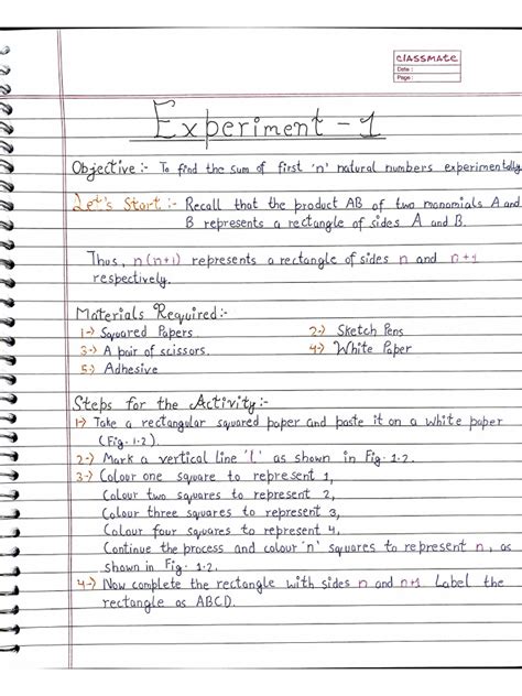 Maths Practical File Pdf