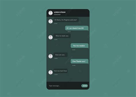 Direct Messaging Dailyui Template Template Download On Pngtree