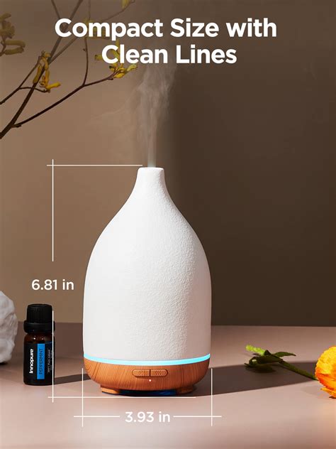 Innogear Essential Oil Diffuser 150ml Handcrafted Ceramic Diffuser Fo