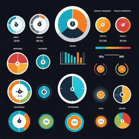Key Performance Indicators Kpis Cartoon Vector Set White Background Isolated Premium Ai