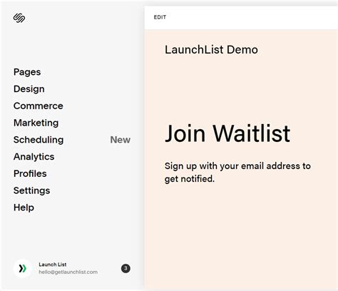 Build Waitlist Form With Squarespace Launchlist