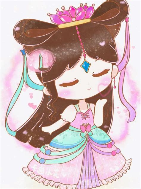 儿童叶罗丽简笔画简单漂亮古装版怎么画（推荐19张） 简笔画图片大全