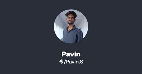 Pavin Instagram Facebook Linktree