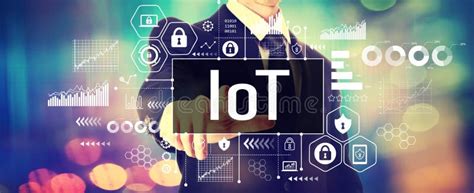 IoT Theme With Babe Woman Stock Image Image Of Lady 164094949