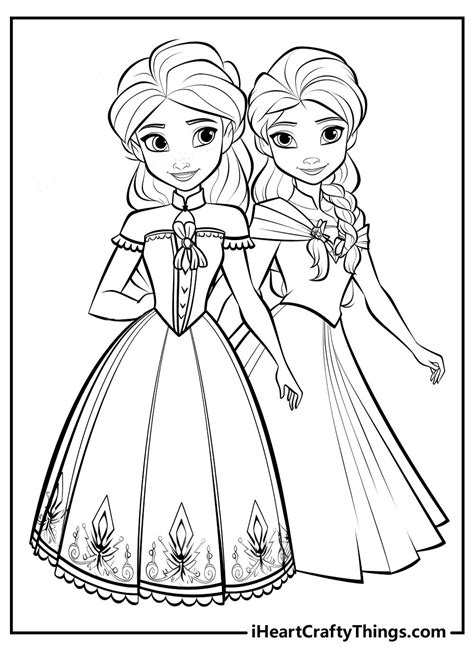 Elsa And Anna Coloring Pages Elsa Coloring Pages Elsa Coloring