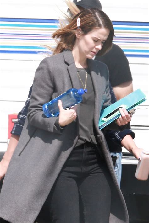 Sarah Paulson On The Set Of American Horror Story In West Hollywood 06
