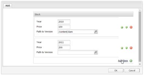 Experiencing Adobe Experience Manager Aem Cq Aem 61 Classic Ui Composite Multifield